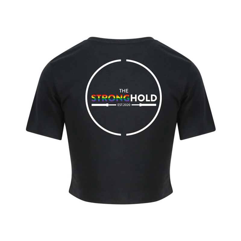 The Stronghold Pride Ladies Cropped T-Shirt - The Stronghold Gym