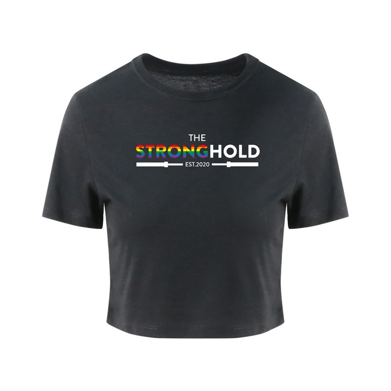 The Stronghold Pride Ladies Cropped T-Shirt - The Stronghold Gym
